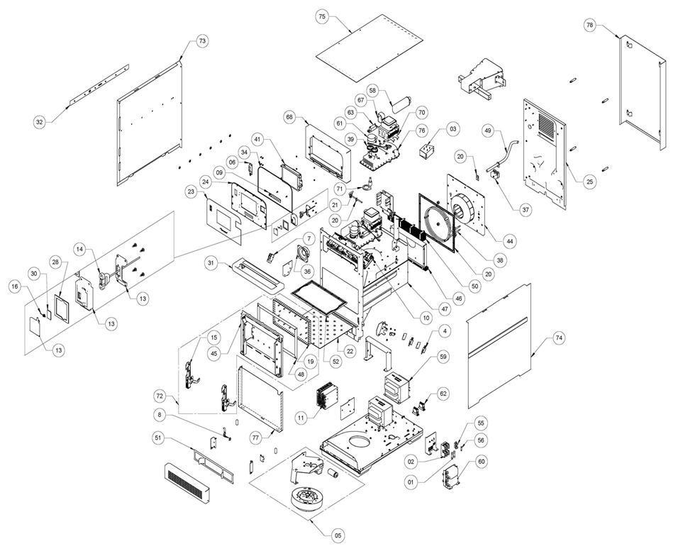 e2s Parts Diagram - MerrychefTechnical